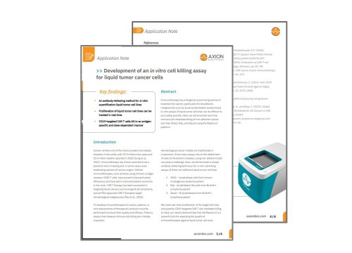 Application Note | Axion Biosystems